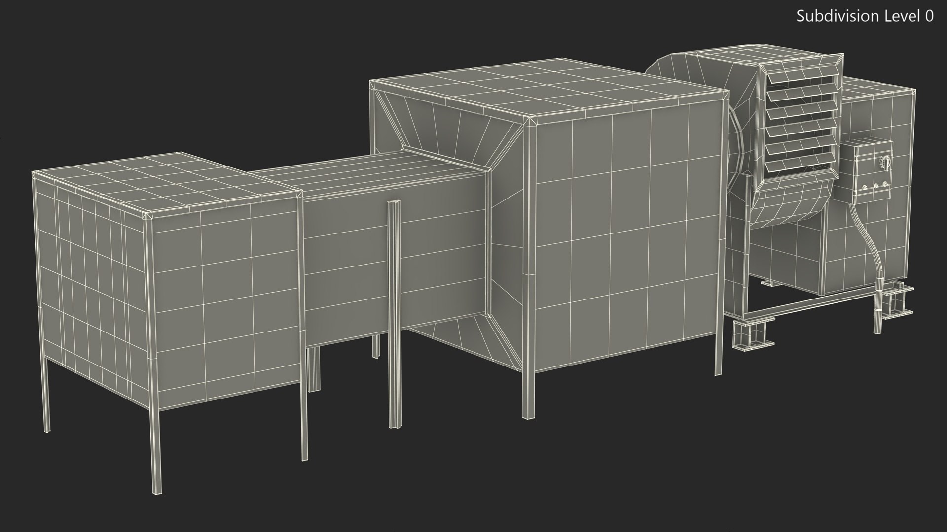 3D HVAC Ventilation System - TurboSquid 2329765
