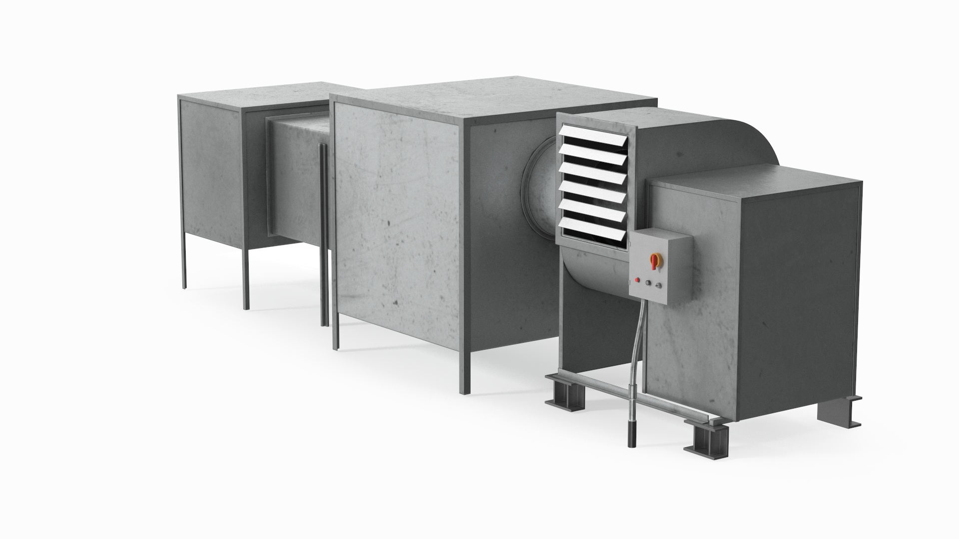 3D HVAC Ventilation System - TurboSquid 2329765