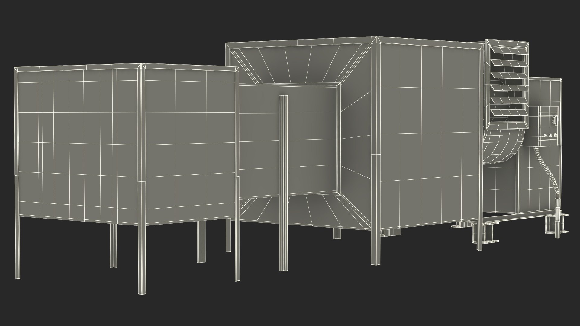 3D HVAC Ventilation System - TurboSquid 2329765