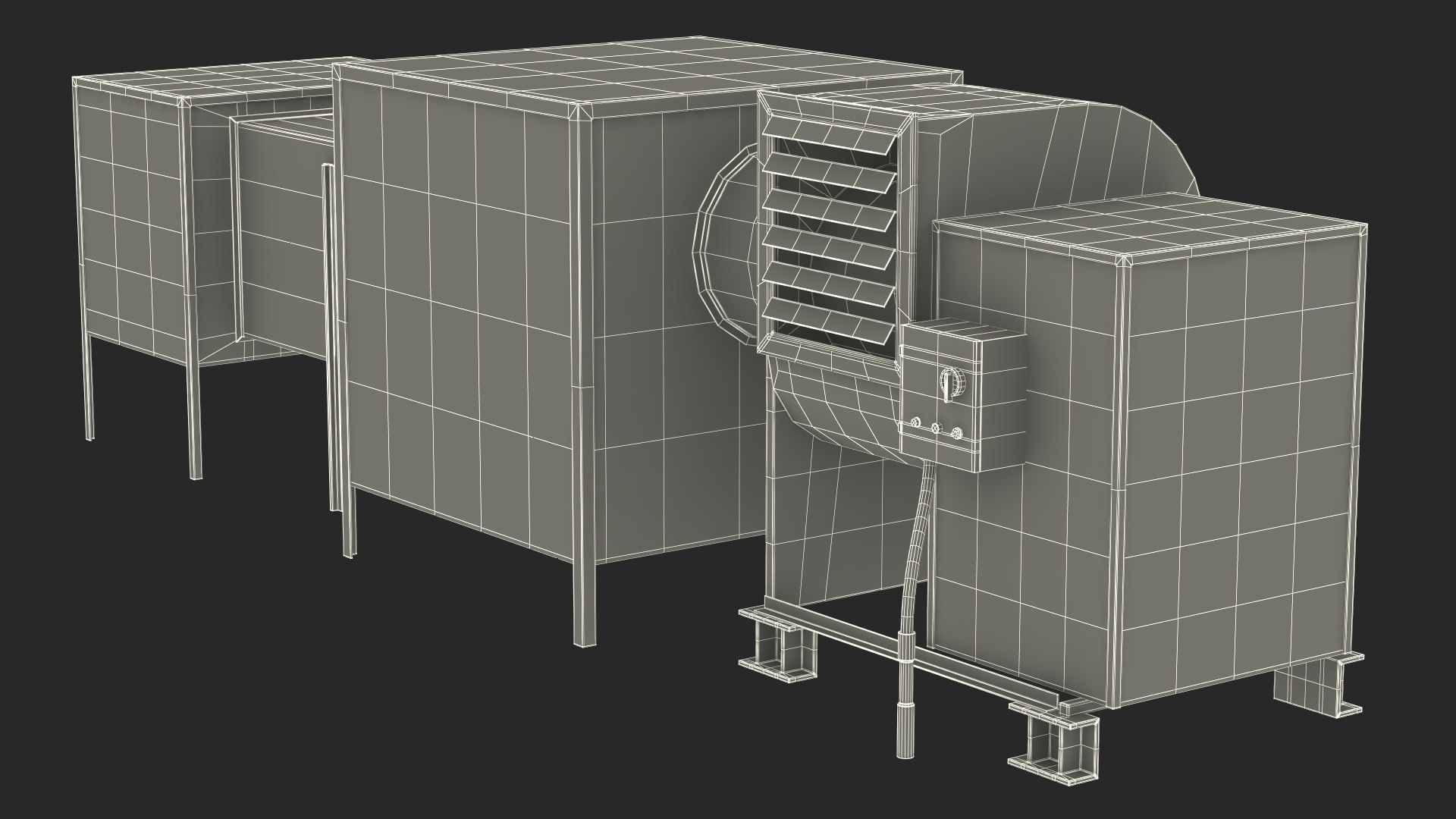 3D HVAC Ventilation System - TurboSquid 2329765