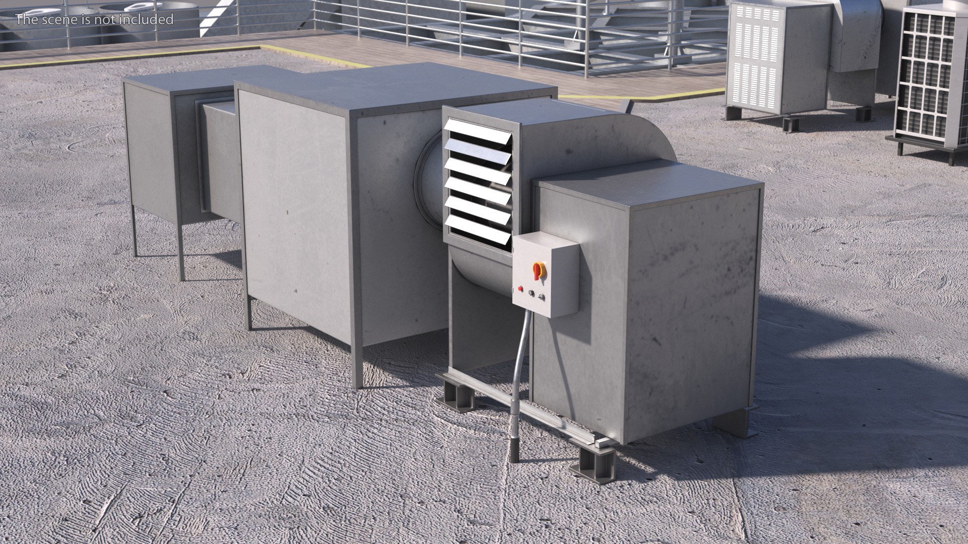 3D HVAC Ventilation System - TurboSquid 2329765