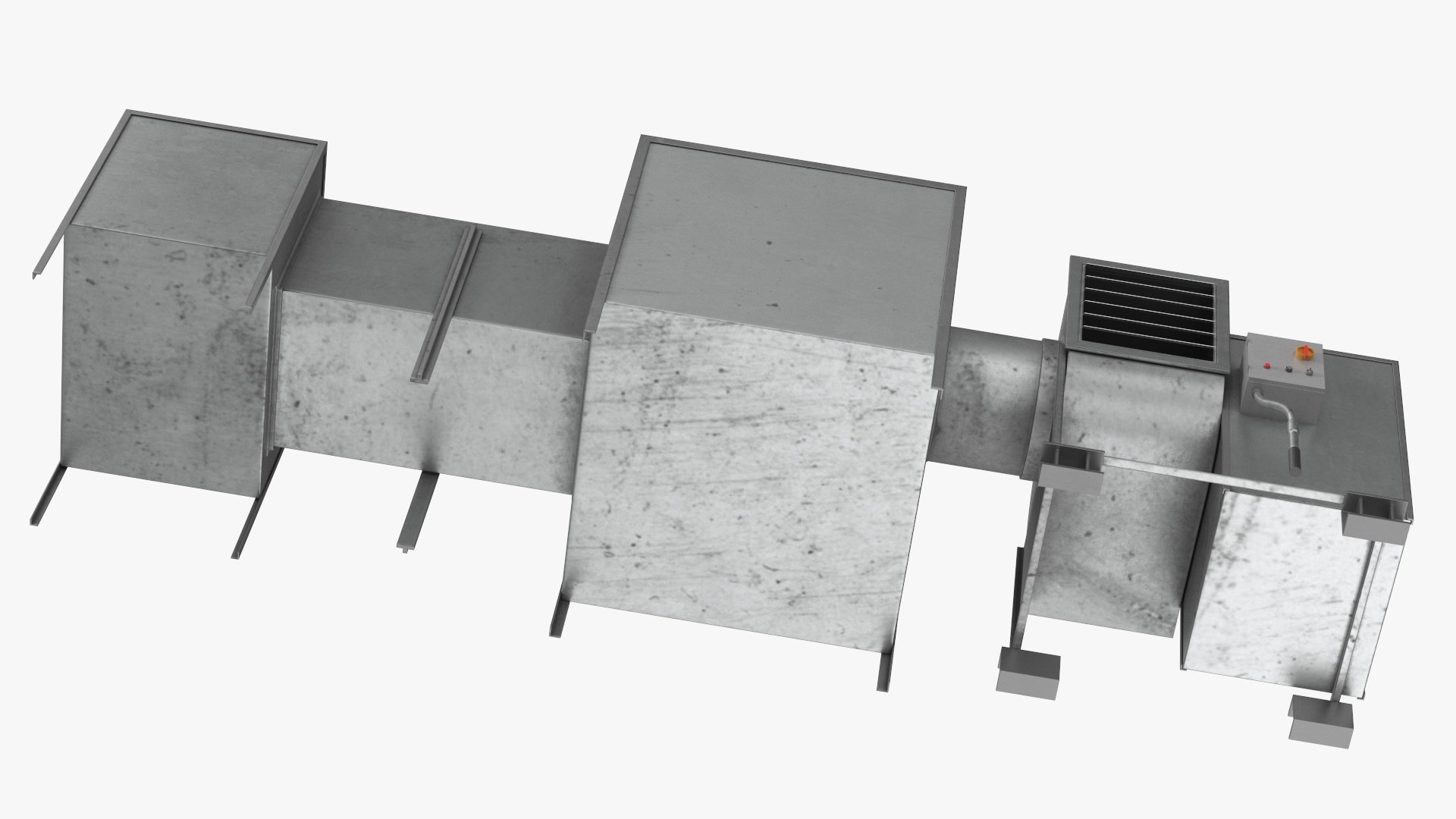 3D HVAC Ventilation System - TurboSquid 2329765