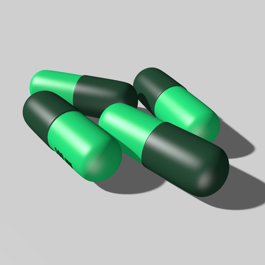Pill 3d Model