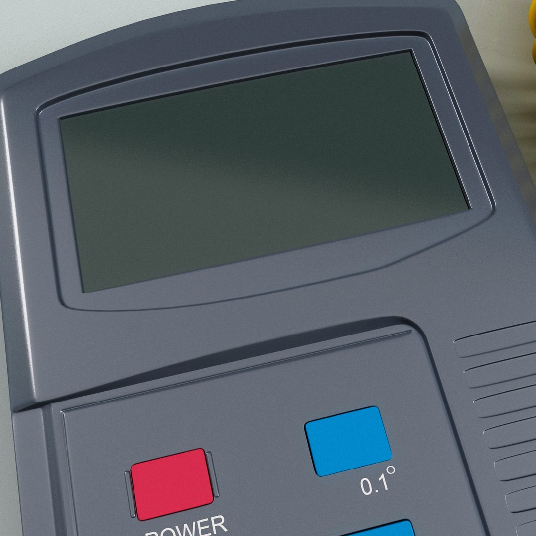 Digital Thermometer Tm6801b 3d Obj