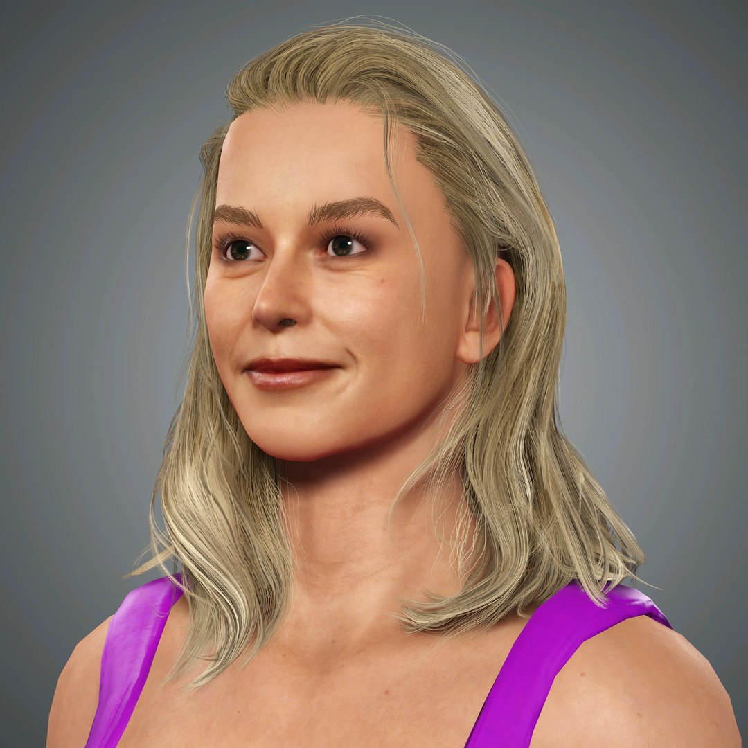 3D Brie Larson Character - TurboSquid 2346364