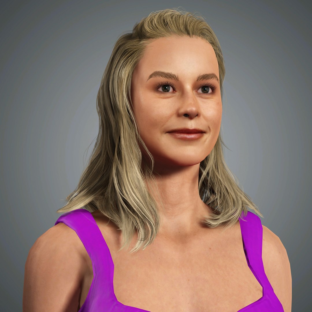 3D Brie Larson Character - TurboSquid 2346364