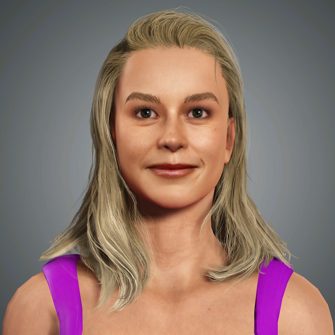 3D Brie Larson Character - TurboSquid 2346364