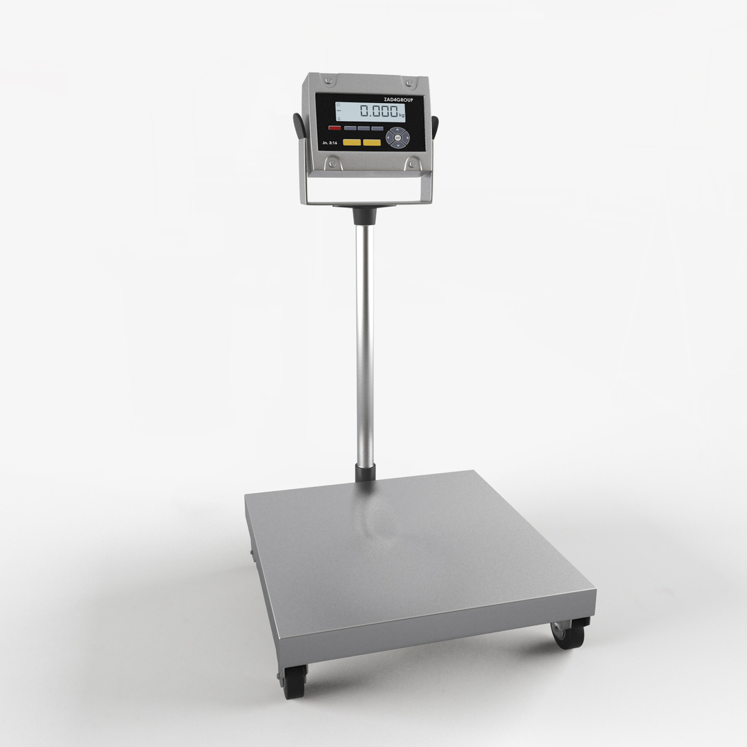 bascule weight measure 3d max