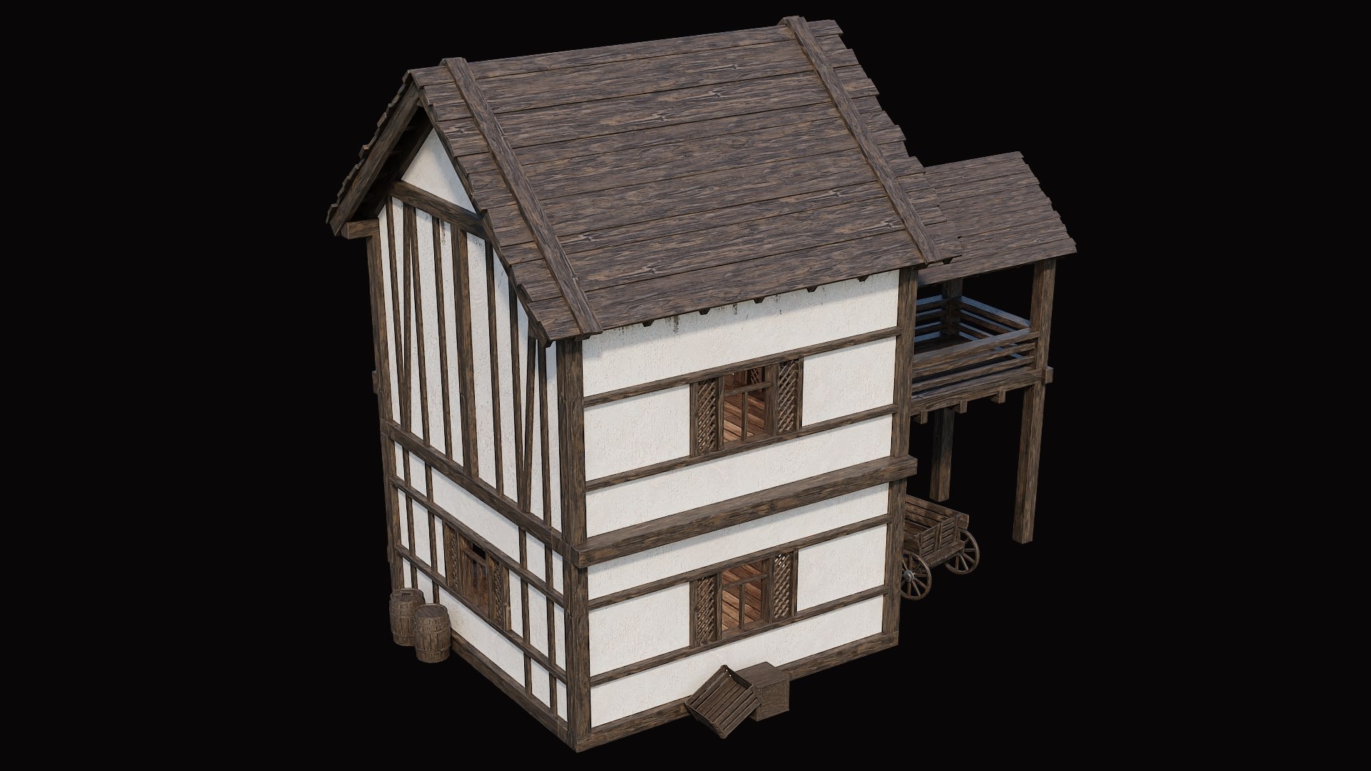 3D Medieval Village Pack 01 - 4 Assets - 4K Textures Game Ready ...