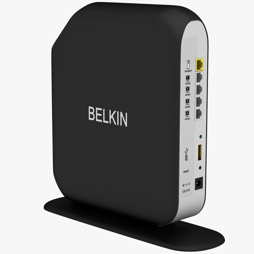 Belkin Share N300 Wireless 3d Model