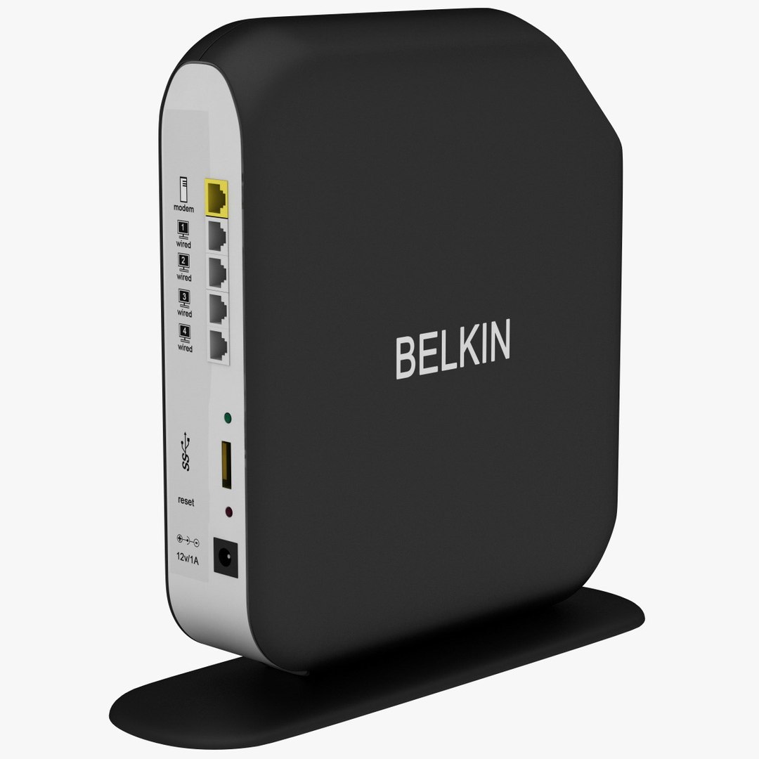 Belkin Share N300 Wireless 3d Model