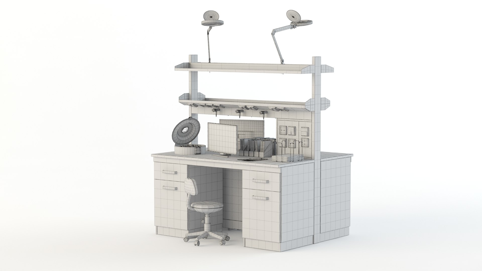 Laboratory Table Model - TurboSquid 1492006