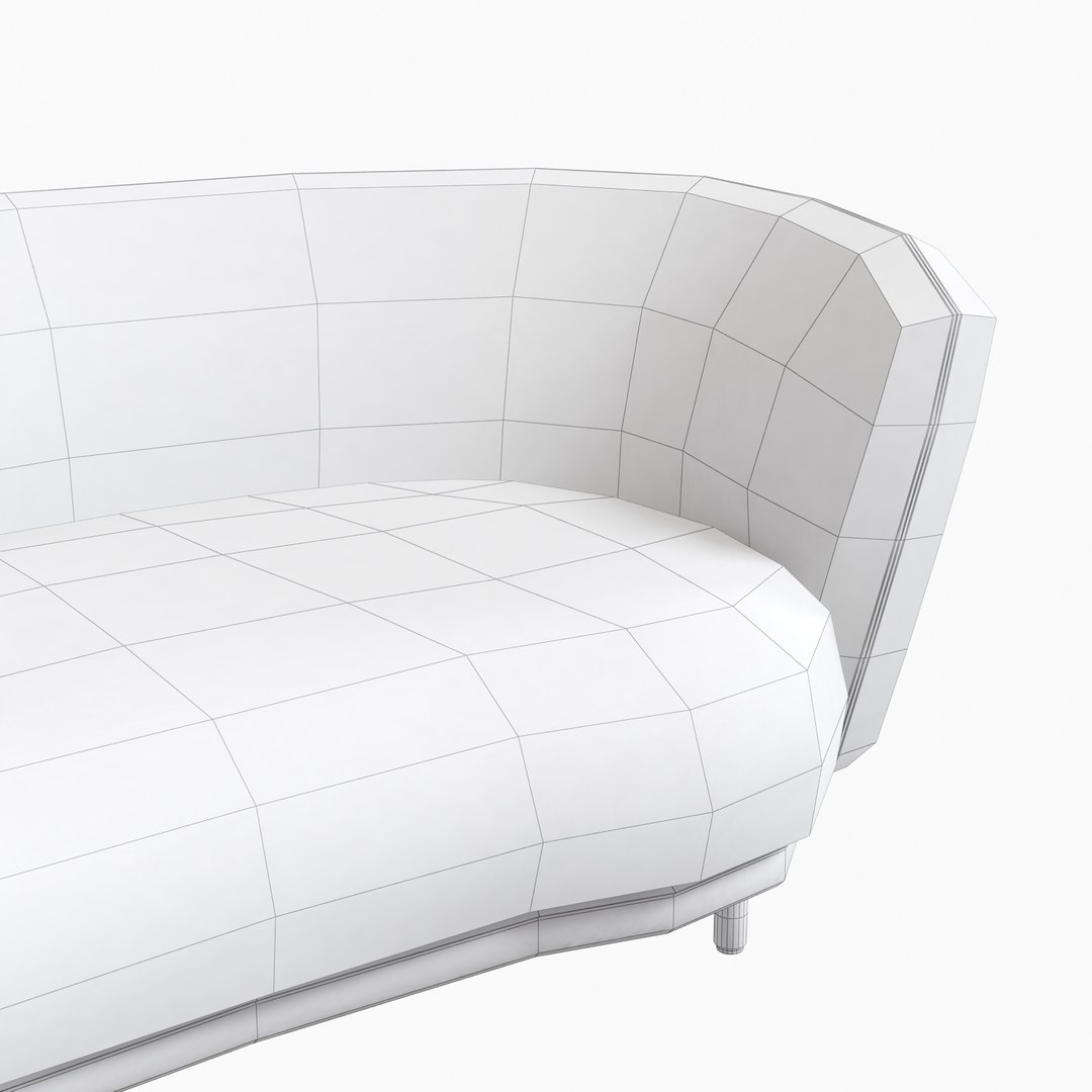 Dandy 2 Seater Sofa 3D Model - TurboSquid 1249058