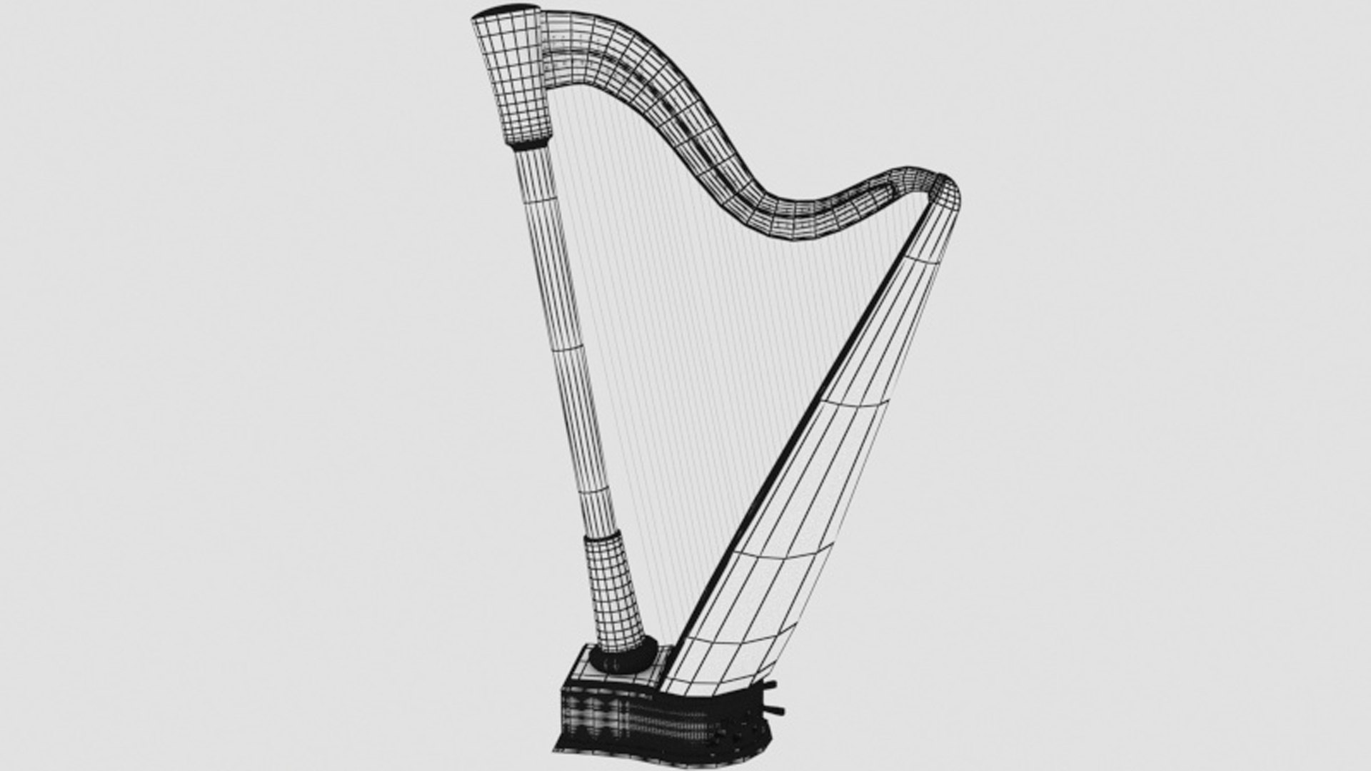 Harp 3D Model - TurboSquid 2176196
