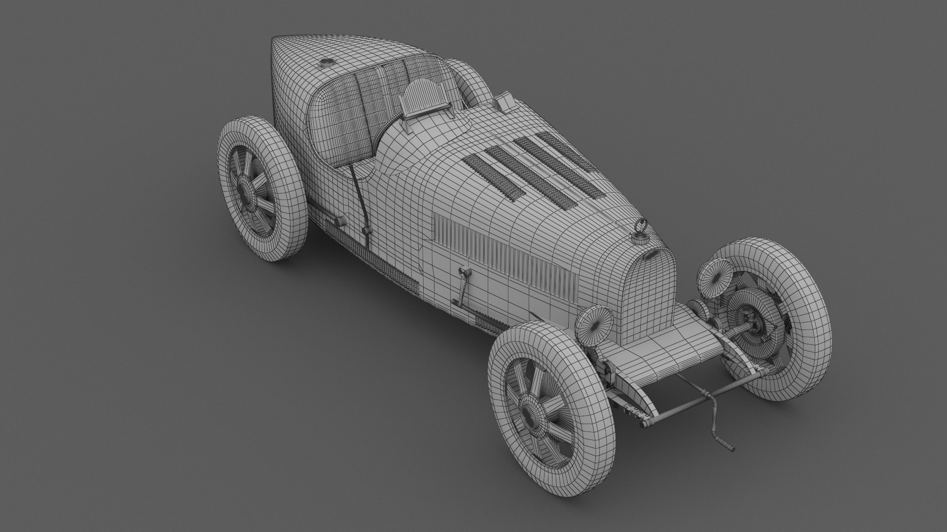 3D Bugatti Type 35 Model - TurboSquid 1971173