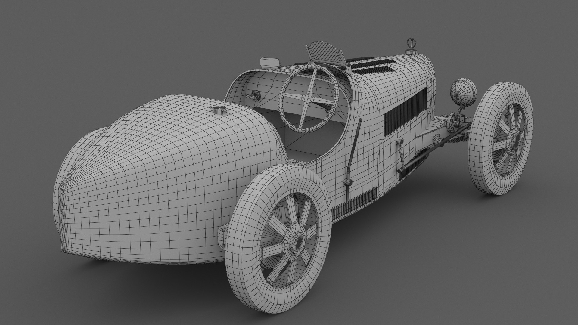 3D Bugatti Type 35 Model - TurboSquid 1971173