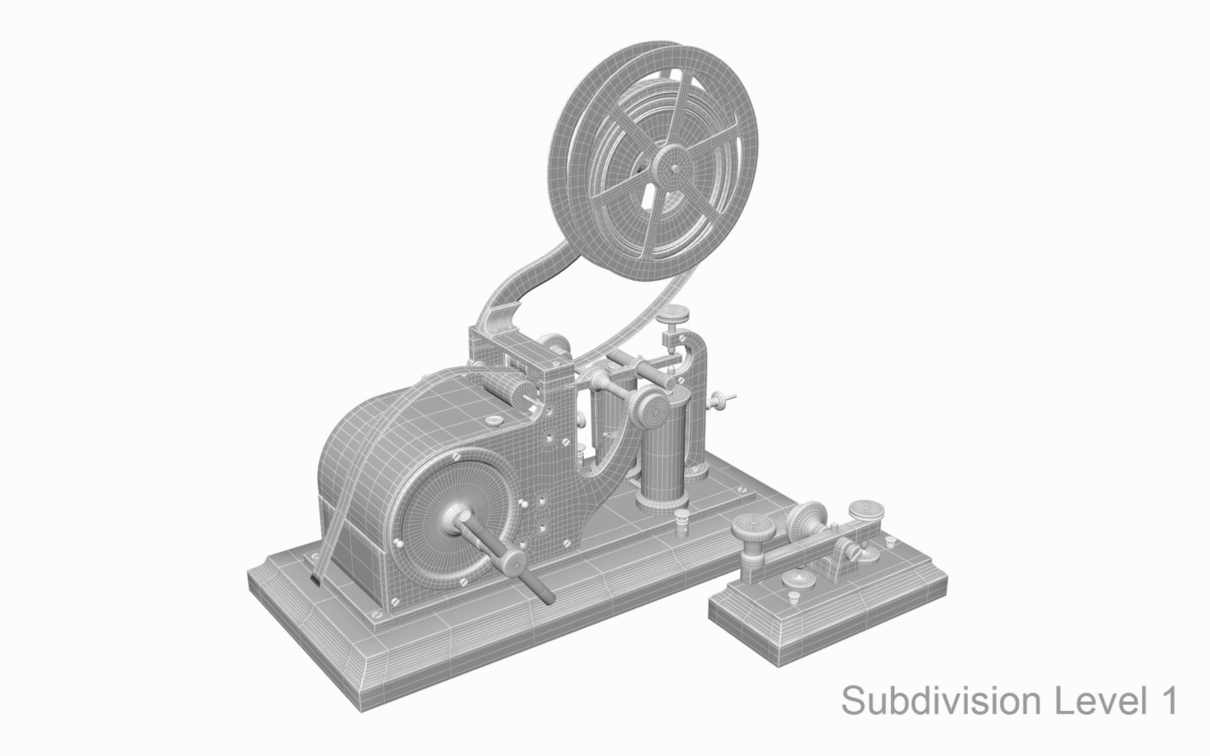 3D Old Morse Telegraph Set - TurboSquid 2078143