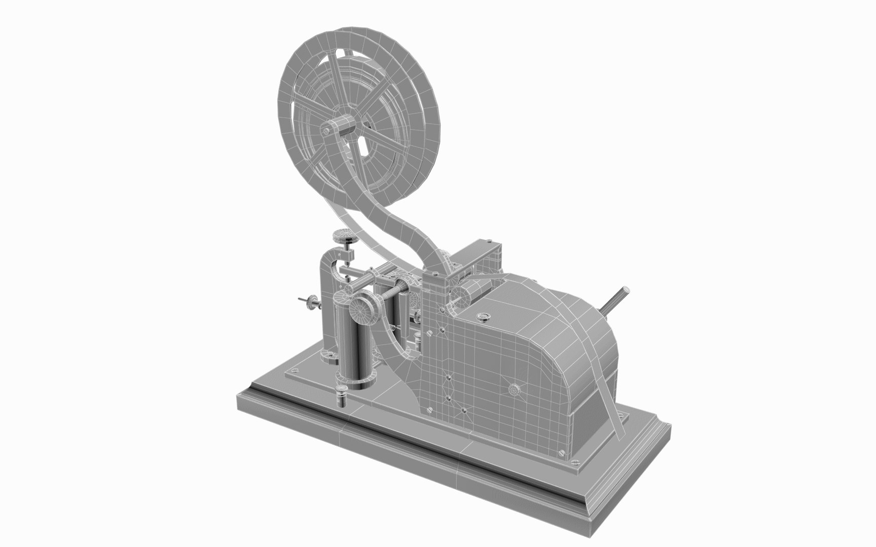 3D Old Morse Telegraph Set - TurboSquid 2078143
