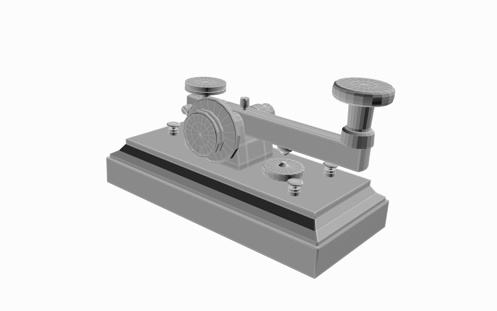 3D Old Morse Telegraph Set - TurboSquid 2078143