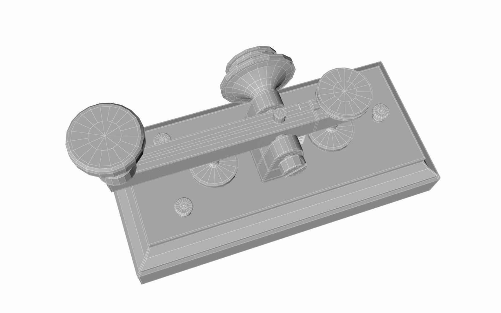 3D Old Morse Telegraph Set - TurboSquid 2078143