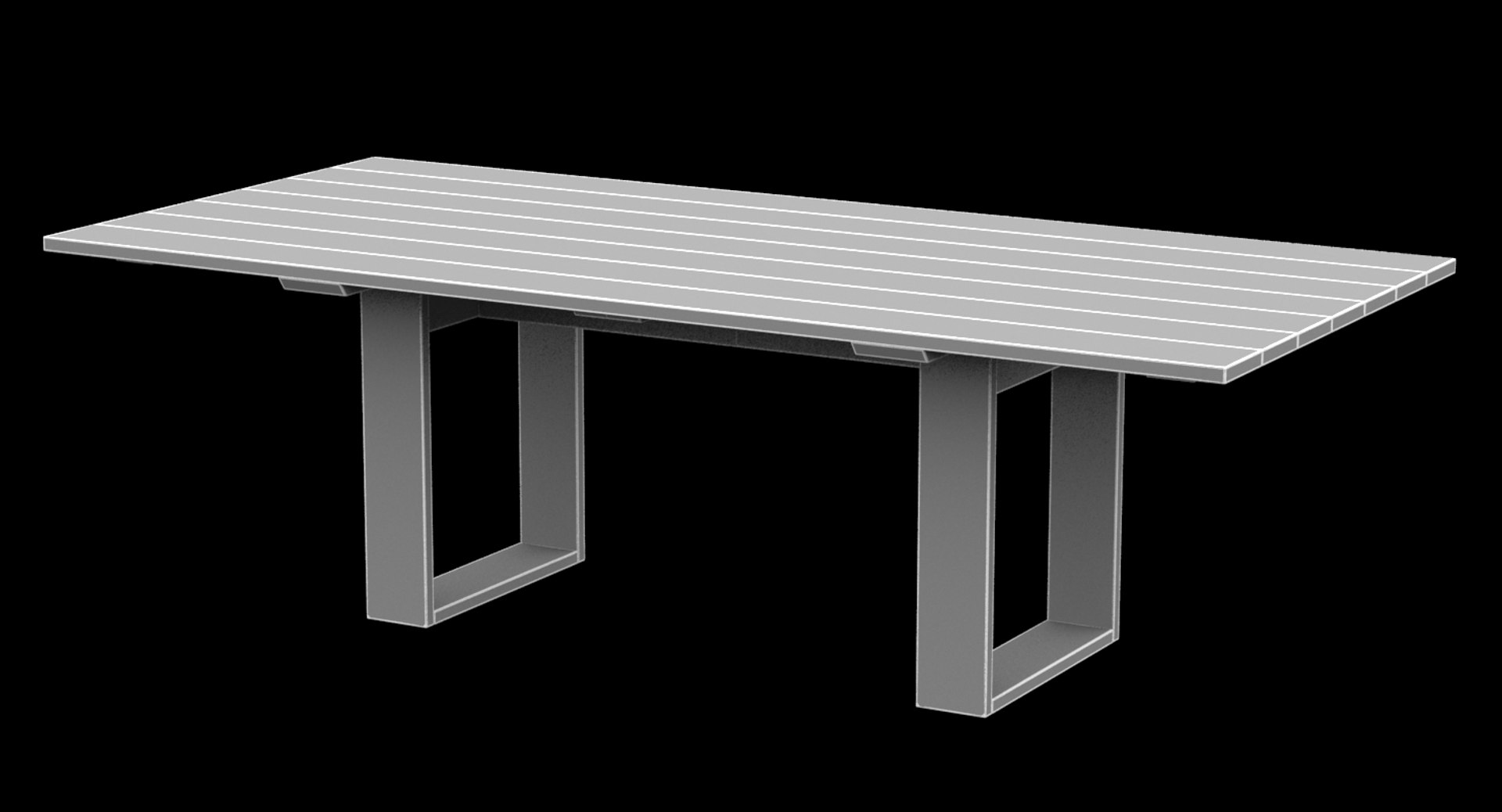 3D Sutherland Poolside Dining Table - TurboSquid 1503310