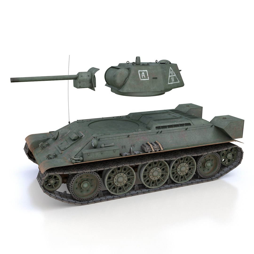T-34-76 - 1942 Soviet 3D Model - TurboSquid 1641416