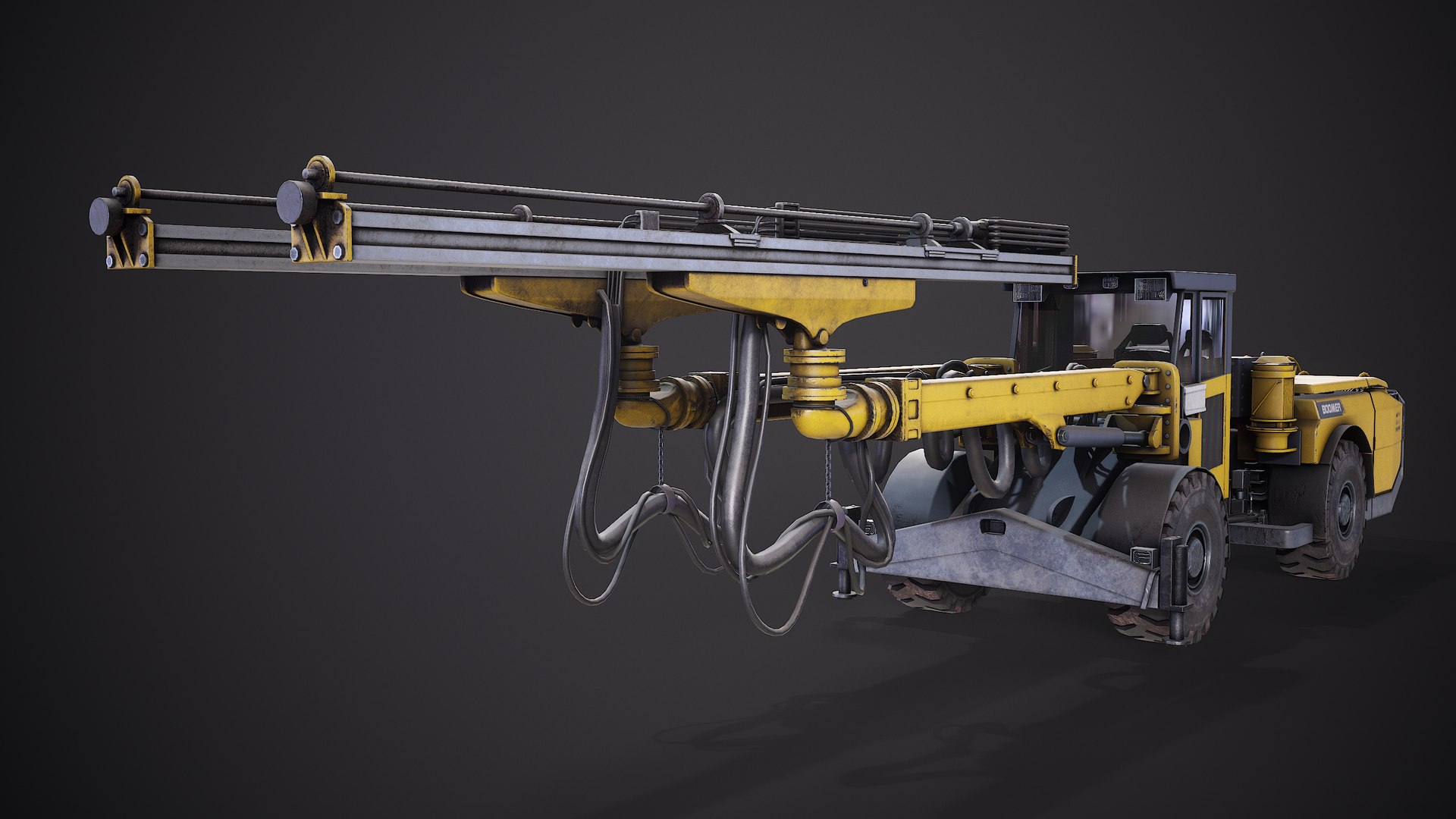 Underground Mobile Drill Rig Atlas Copco E2C model - TurboSquid 1754064