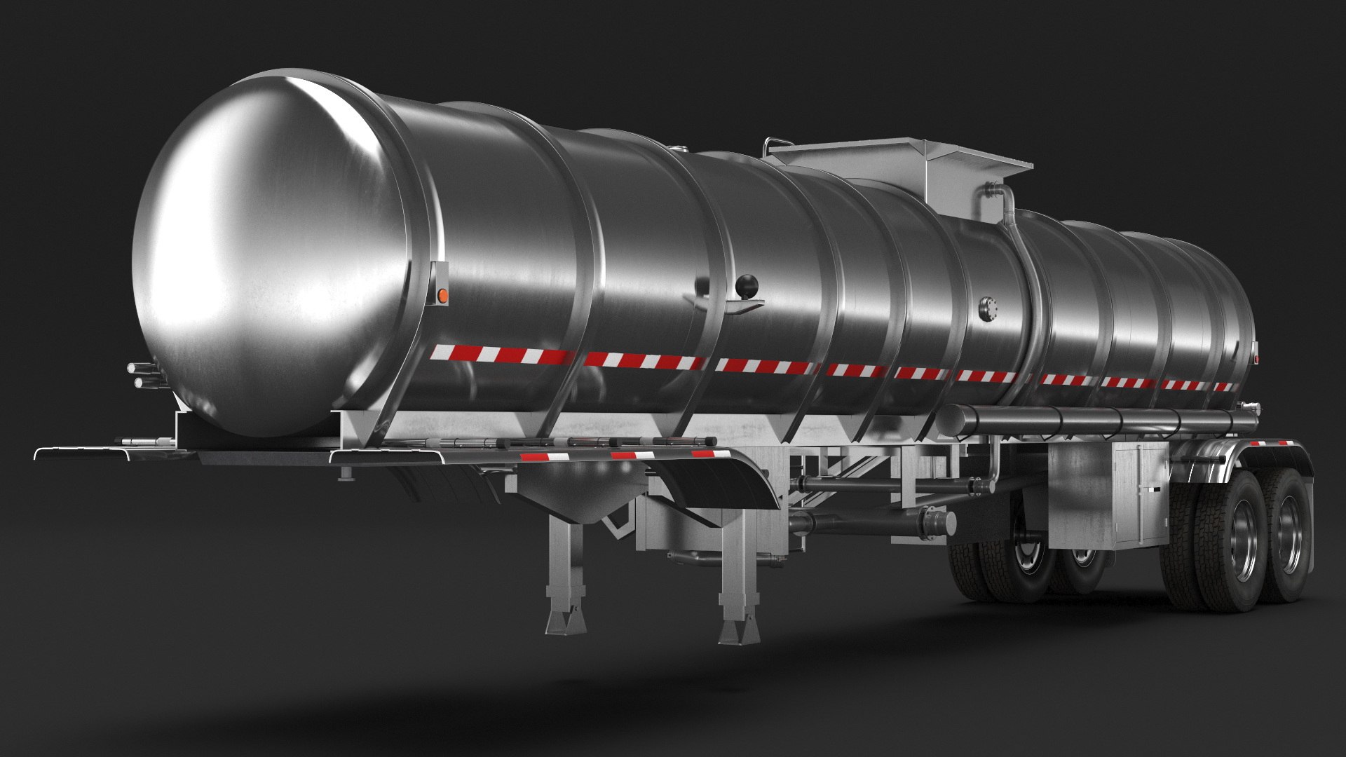 3D Model Food Grade Tank Trailer - TurboSquid 2134647