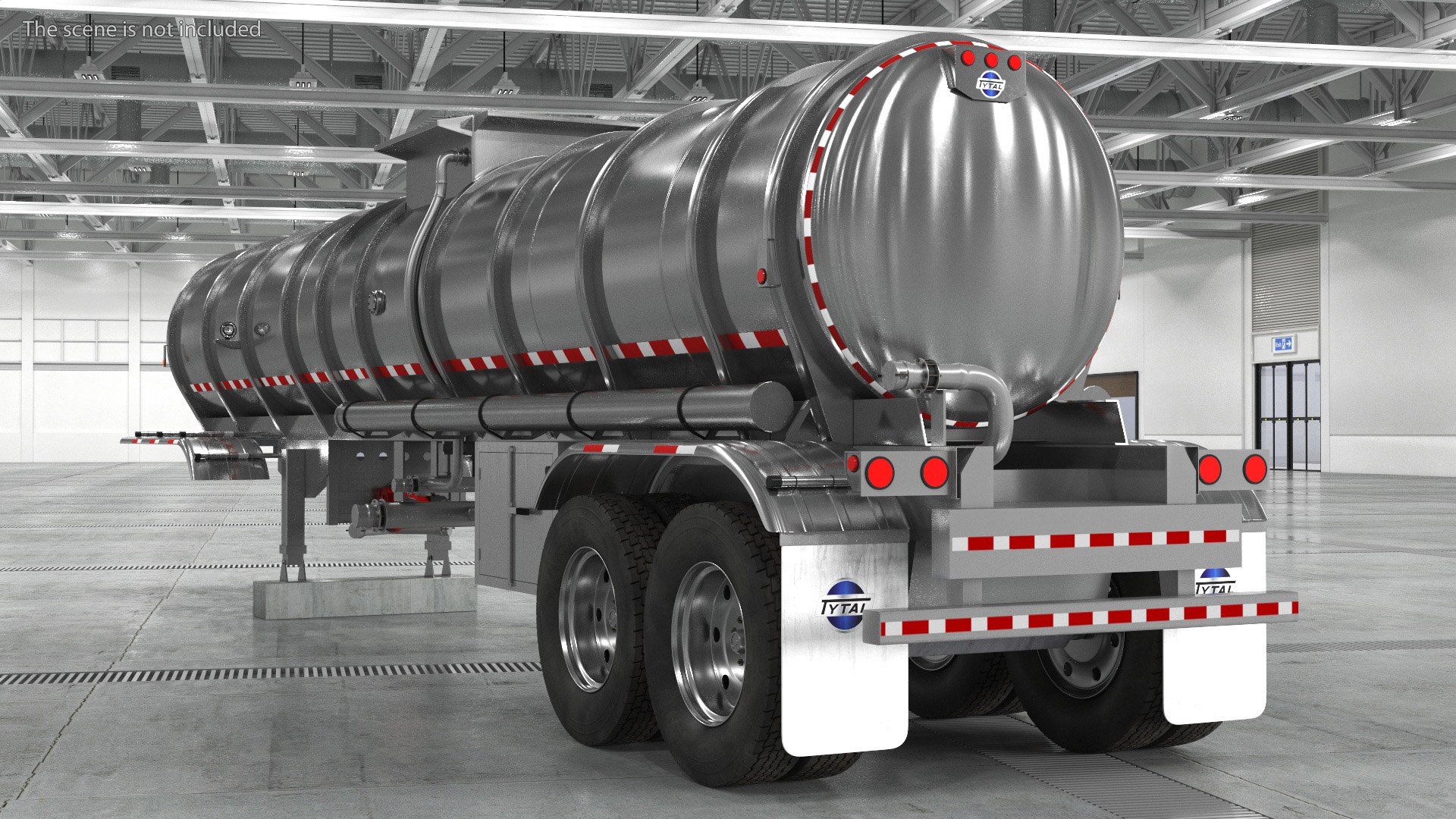 3D Model Food Grade Tank Trailer - TurboSquid 2134647