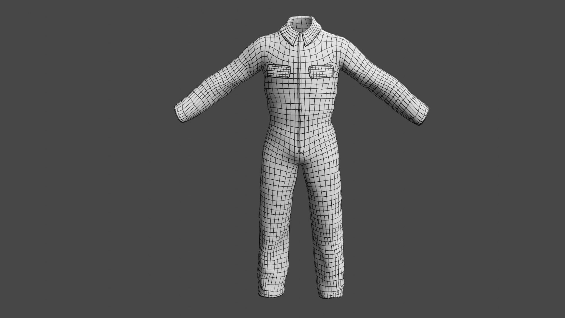 3D Workman Overall - TurboSquid 2025590
