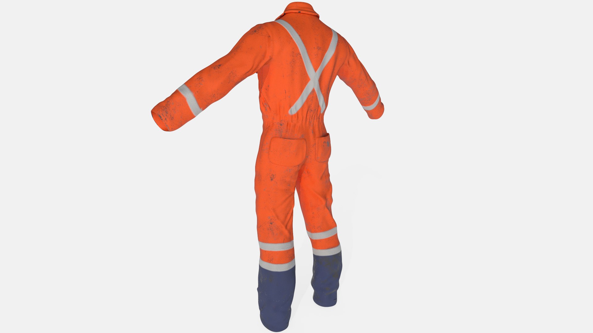 3D Workman Overall - TurboSquid 2025590