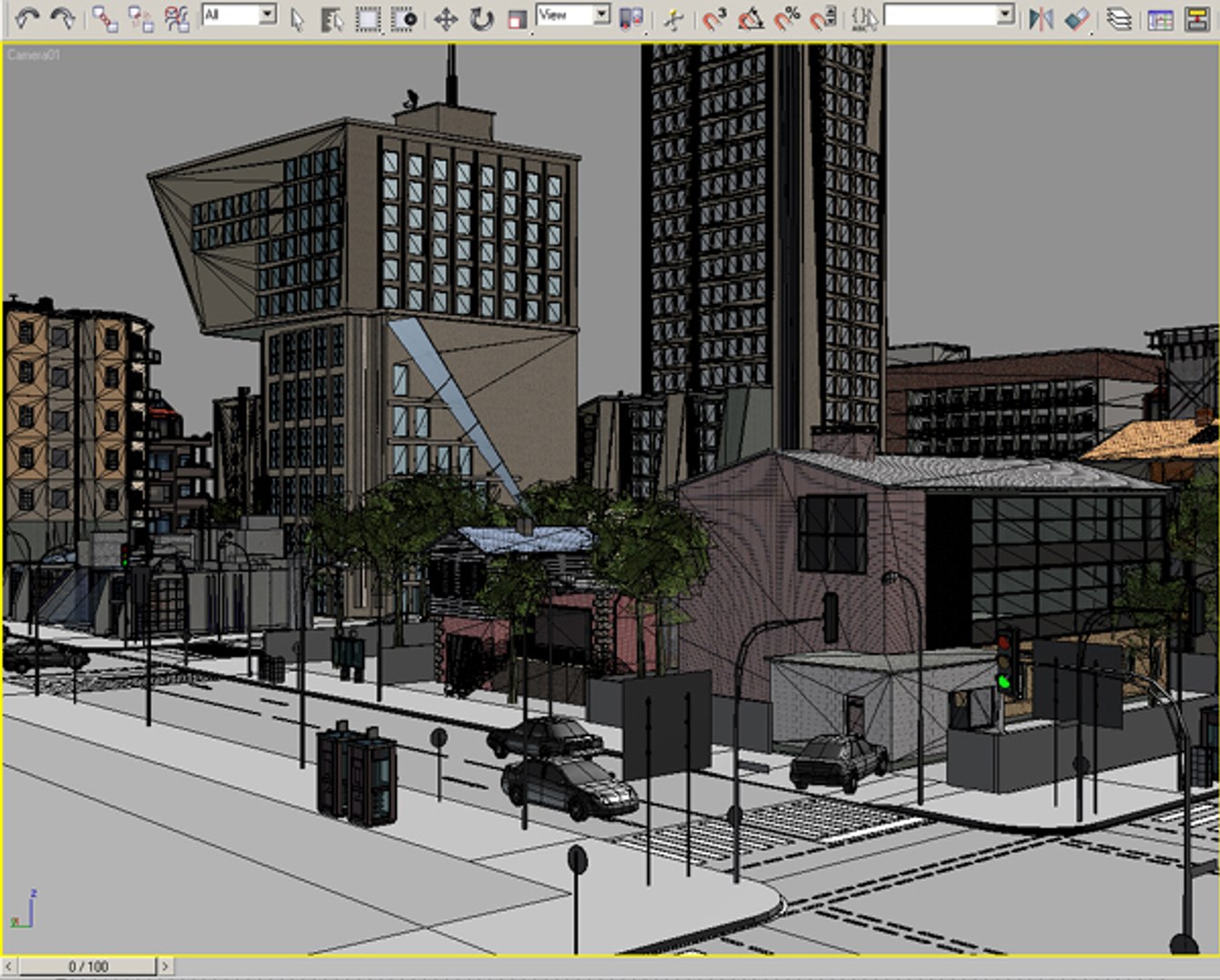 3d Model City Multi Format