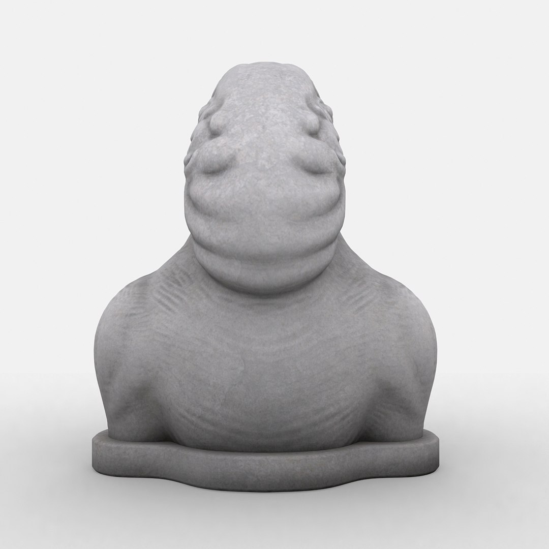 Alien bust 3D model - TurboSquid 829869