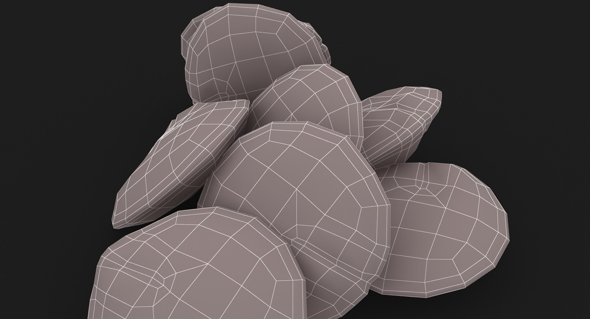 Realistic green lentils 3D model - TurboSquid 1328092