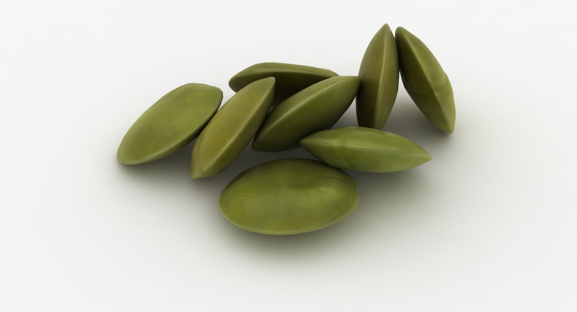 Realistic Green Lentils 3D Model - TurboSquid 1328092