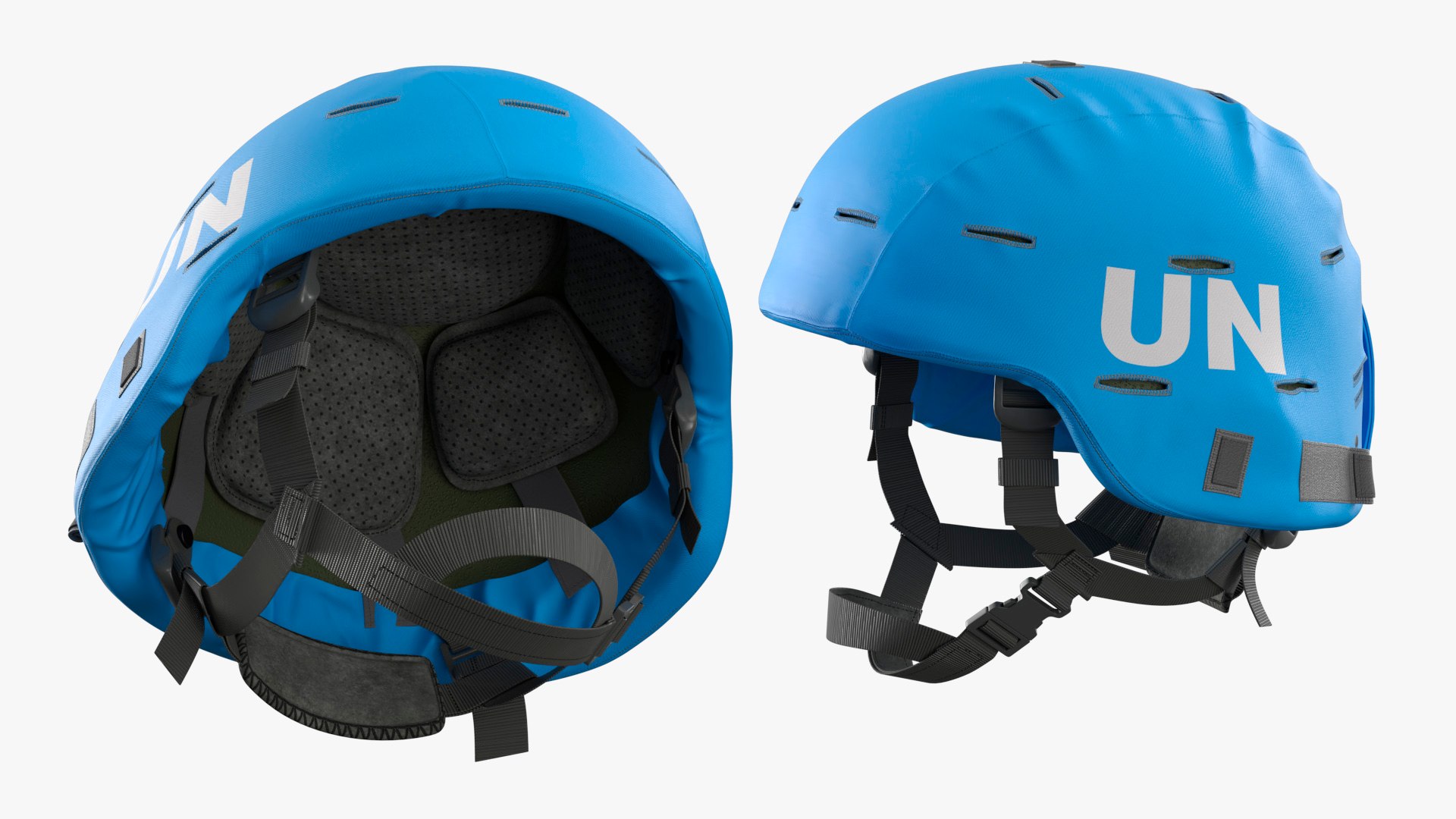 UN Military Helmet Soft Cover 3D Model - TurboSquid 2403207