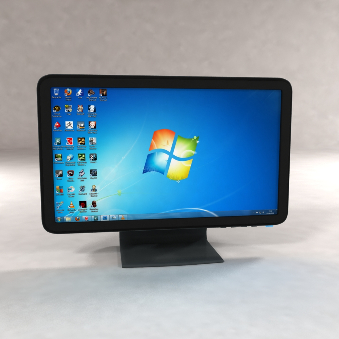 3d Widescreen Lcd Monitor Model