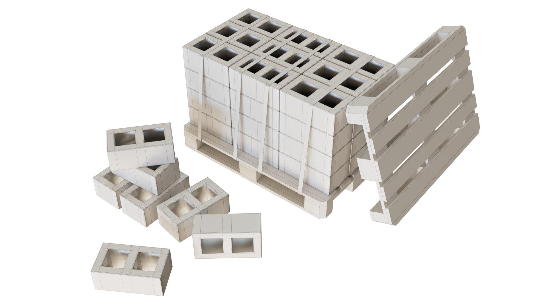 3D Bricks Model - TurboSquid 2383400