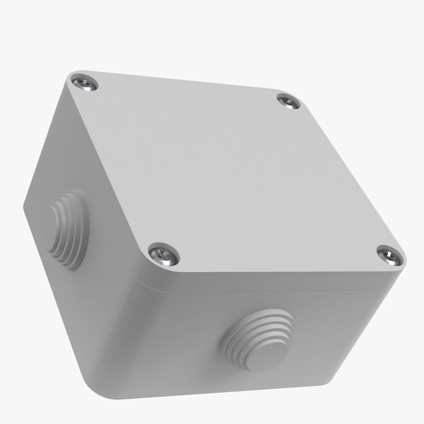 Round junction box 3D model - TurboSquid 1865906