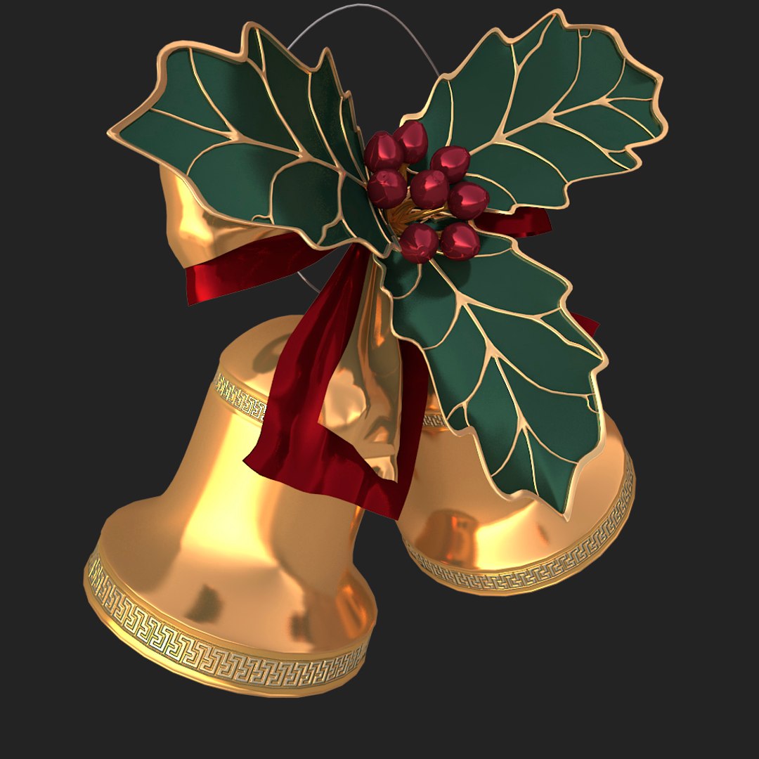 3d 3ds Christmas Bells