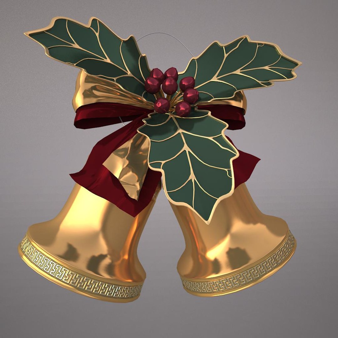 3d 3ds Christmas Bells