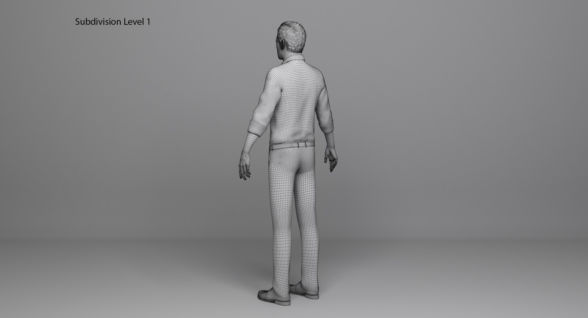 3d model rigged male