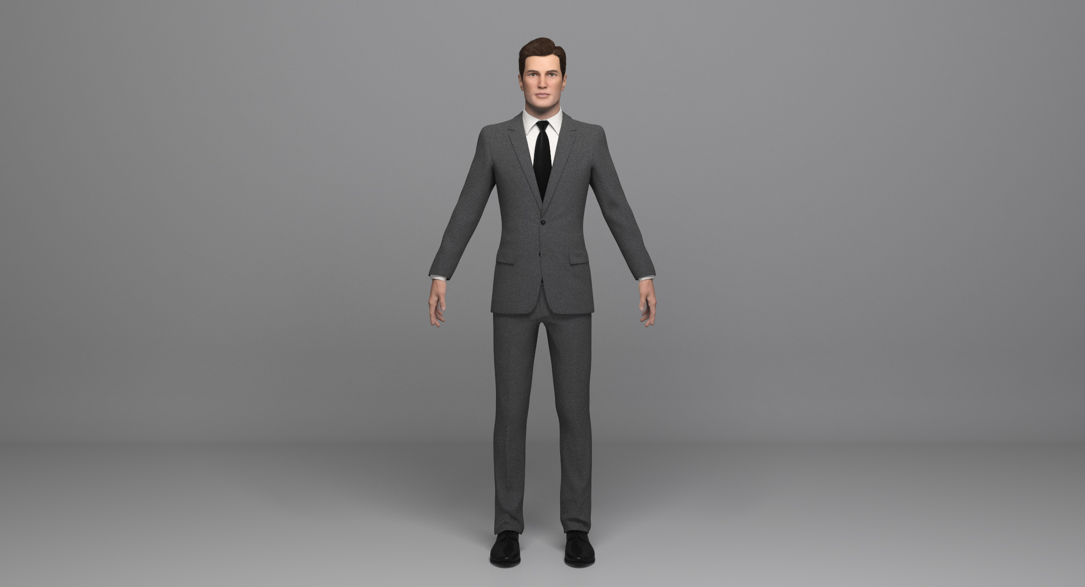 남자가 꽉 조였다. 3D 모델 - TurboSquid 1105320