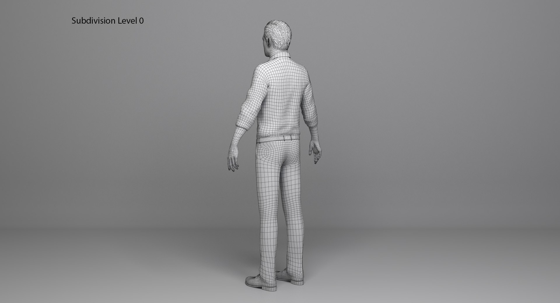 3d model rigged male