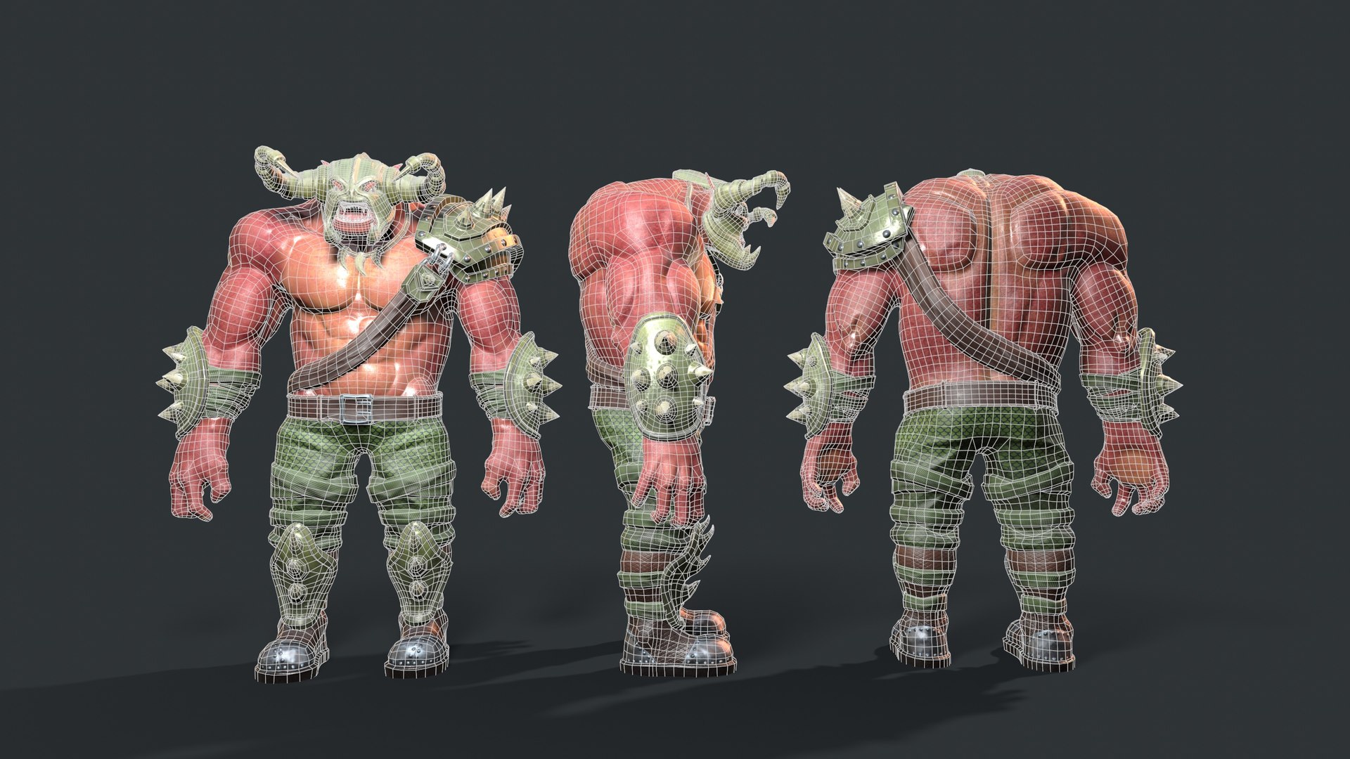 Orc Warrior Low-poly 3D Model 3D Model - TurboSquid 1924857