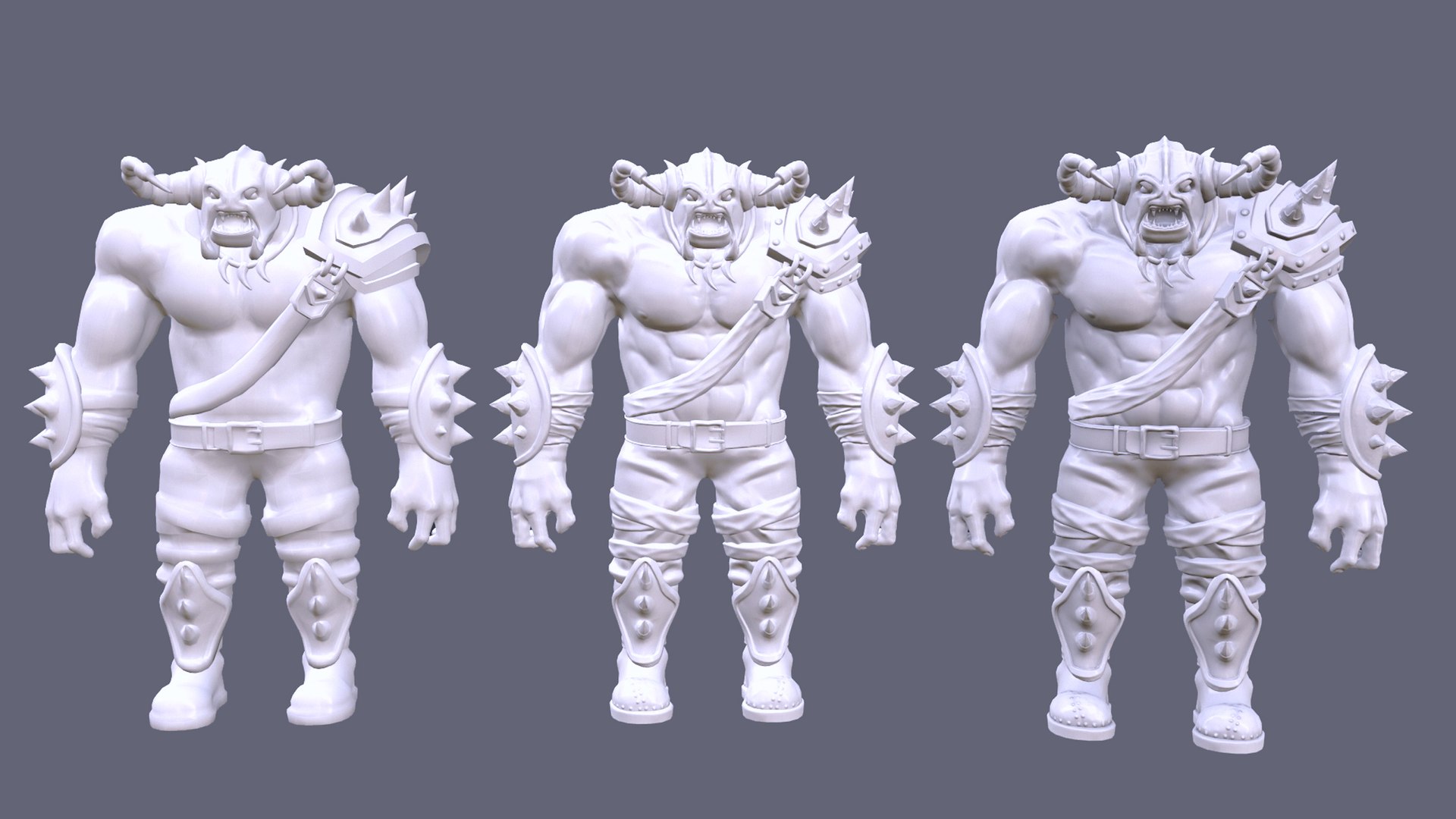 Orc Warrior Low-poly 3D Model 3D Model - TurboSquid 1924857