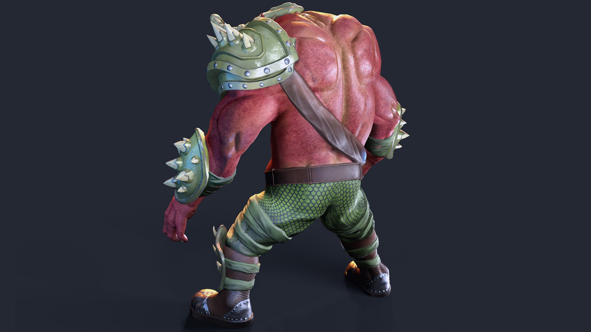 Orc Warrior Low-poly 3D Model 3D Model - TurboSquid 1924857