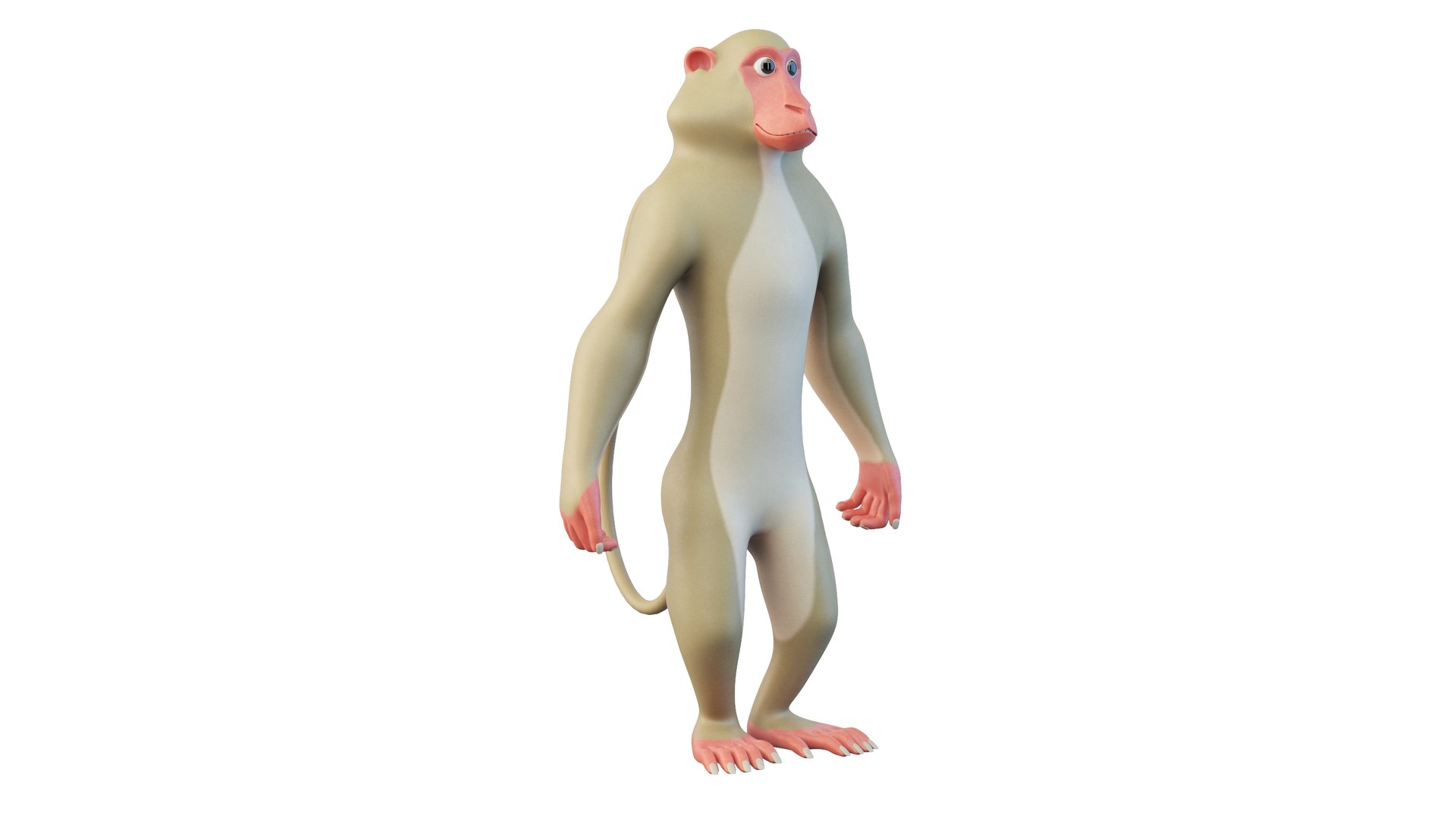 Cartoon Monkey Character 3D - TurboSquid 2107164