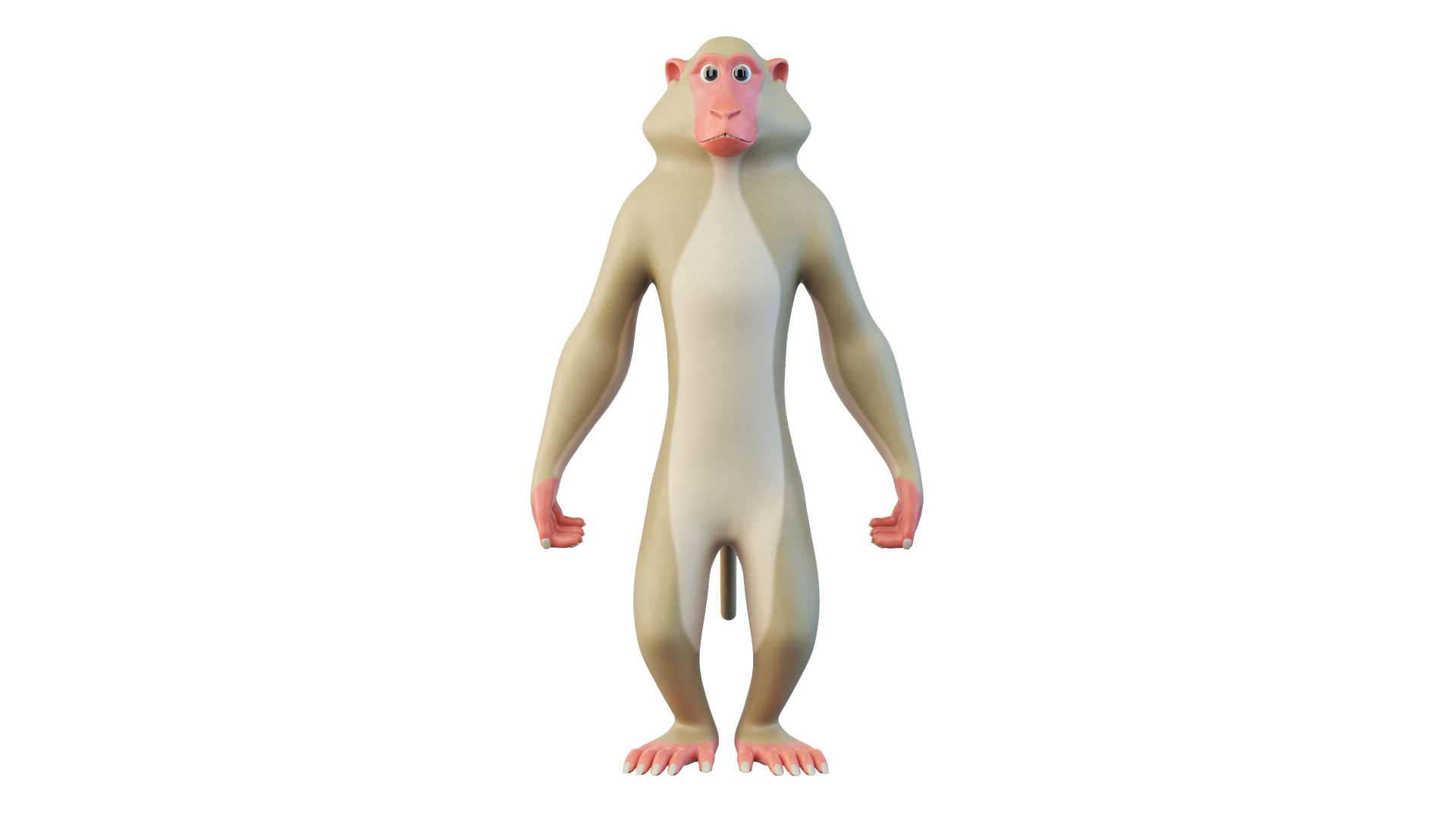 Cartoon Monkey Character 3D - TurboSquid 2107164