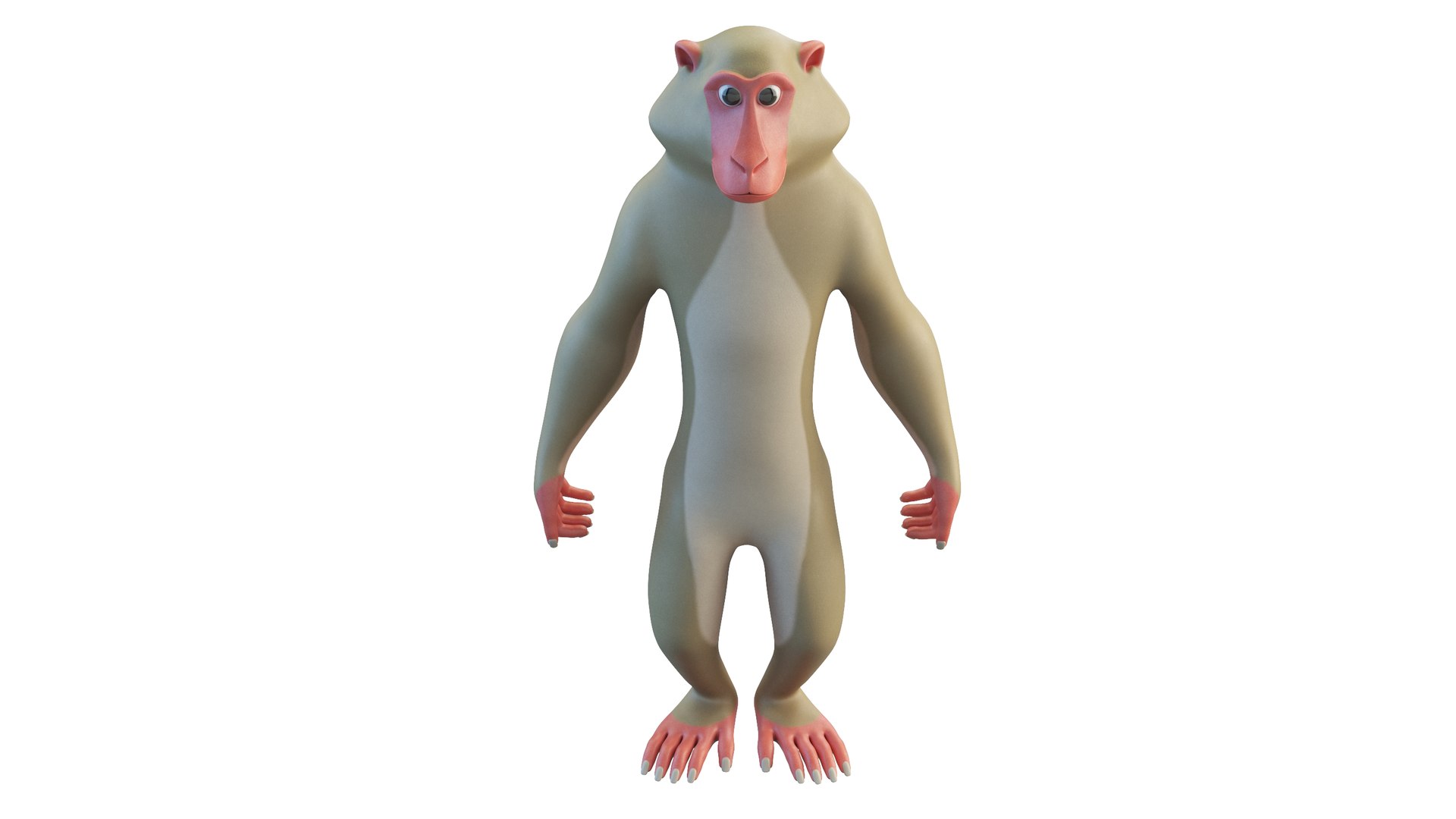 Cartoon Monkey Character 3D - TurboSquid 2107164